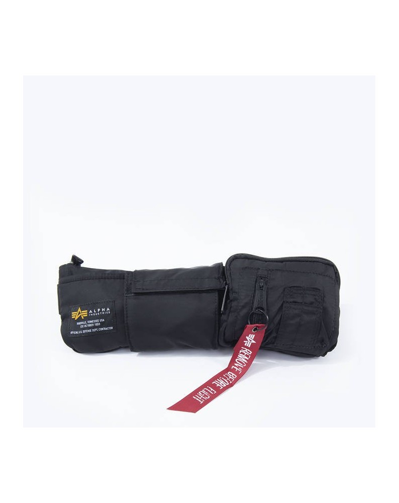 Crossbody ledvinka CREW UTILITY BAG Alpha Industries Černá