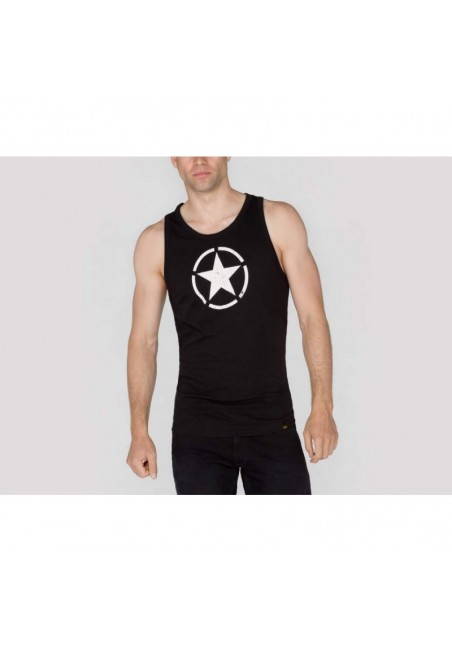Tílko STAR TANK Alpha Industries BLACK / ČERNÉ